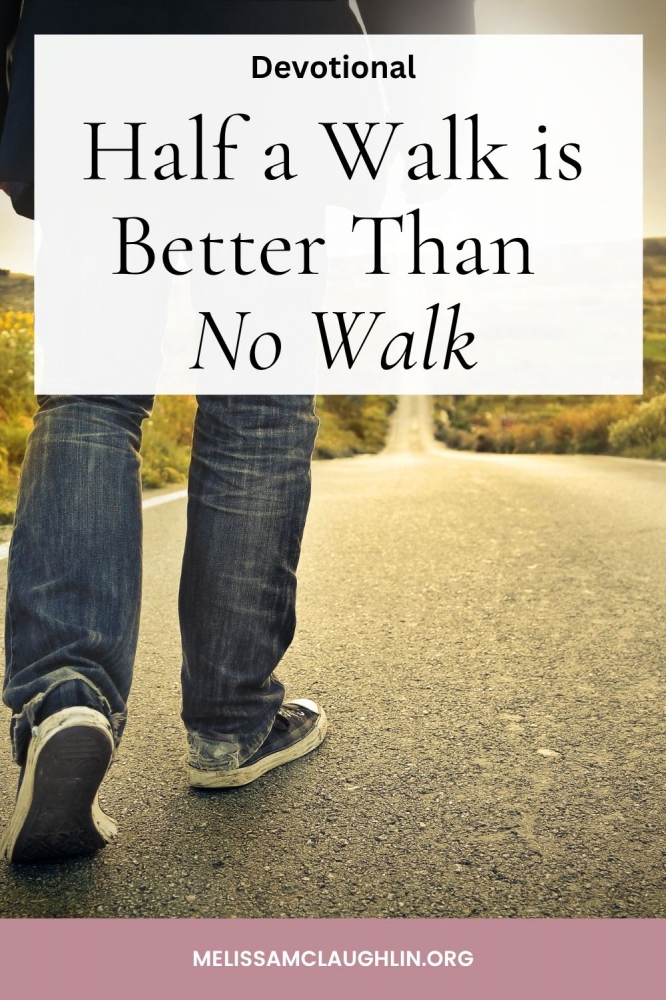 Half a Walk is Better Than No Walk